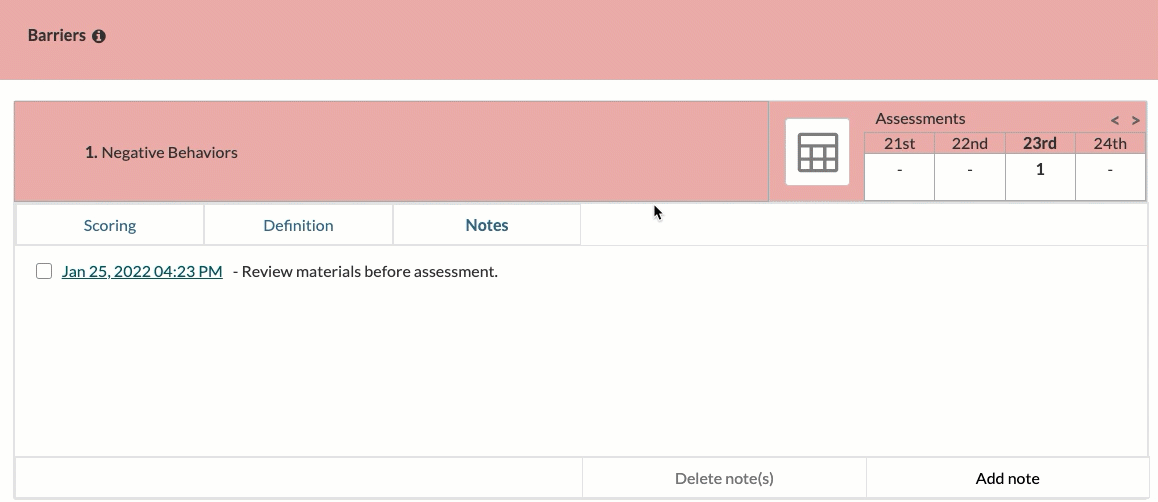 Barriers Section Workflow (Catalyst)