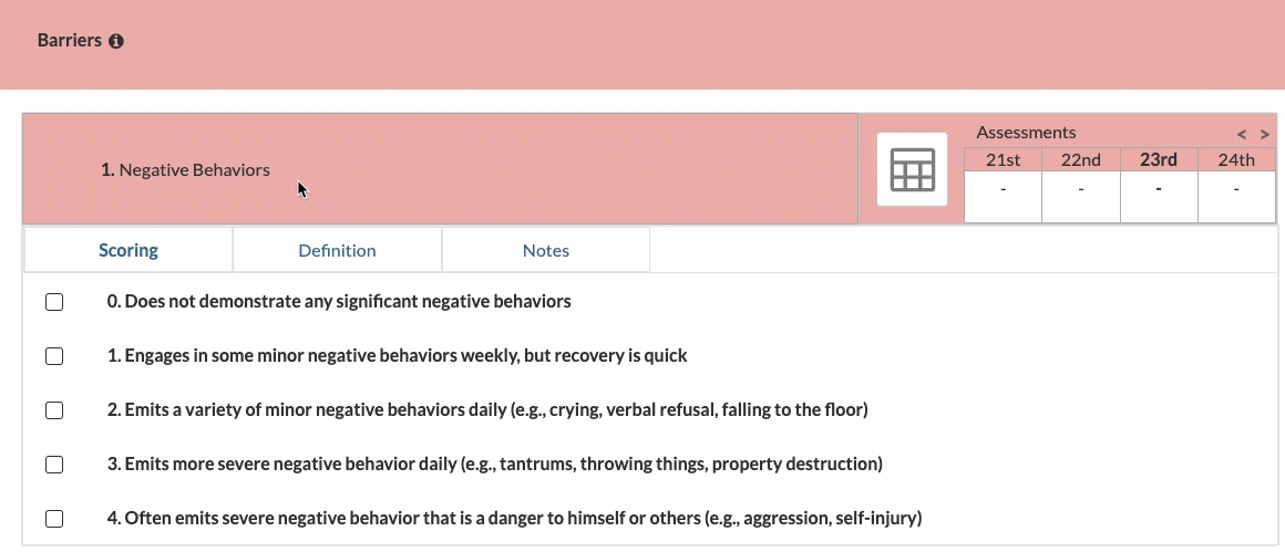 Barriers Section Workflow (Catalyst)