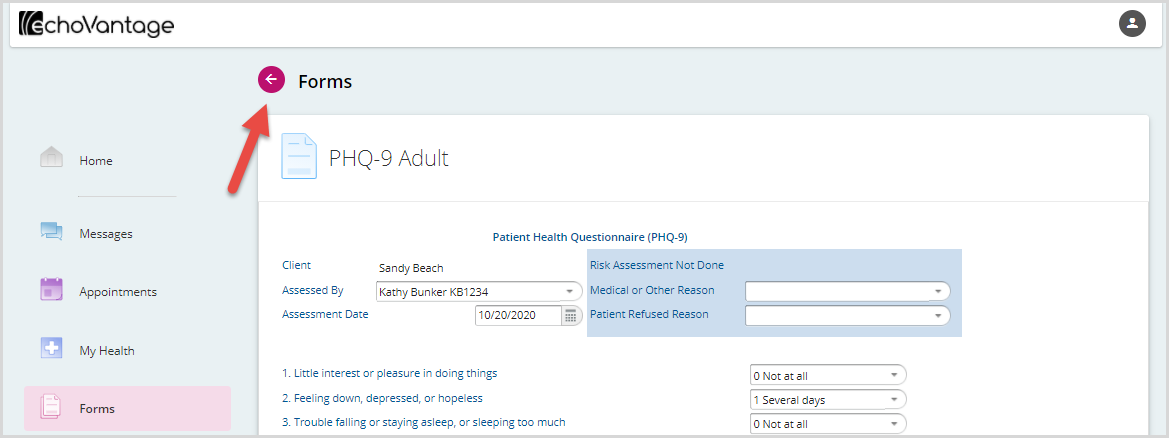 Navigating the Client Portal (EchoVantage)