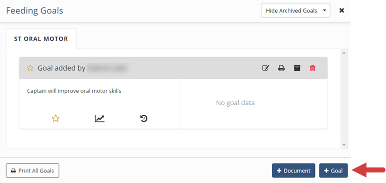 Add a Goal to a Patient (Fusion)