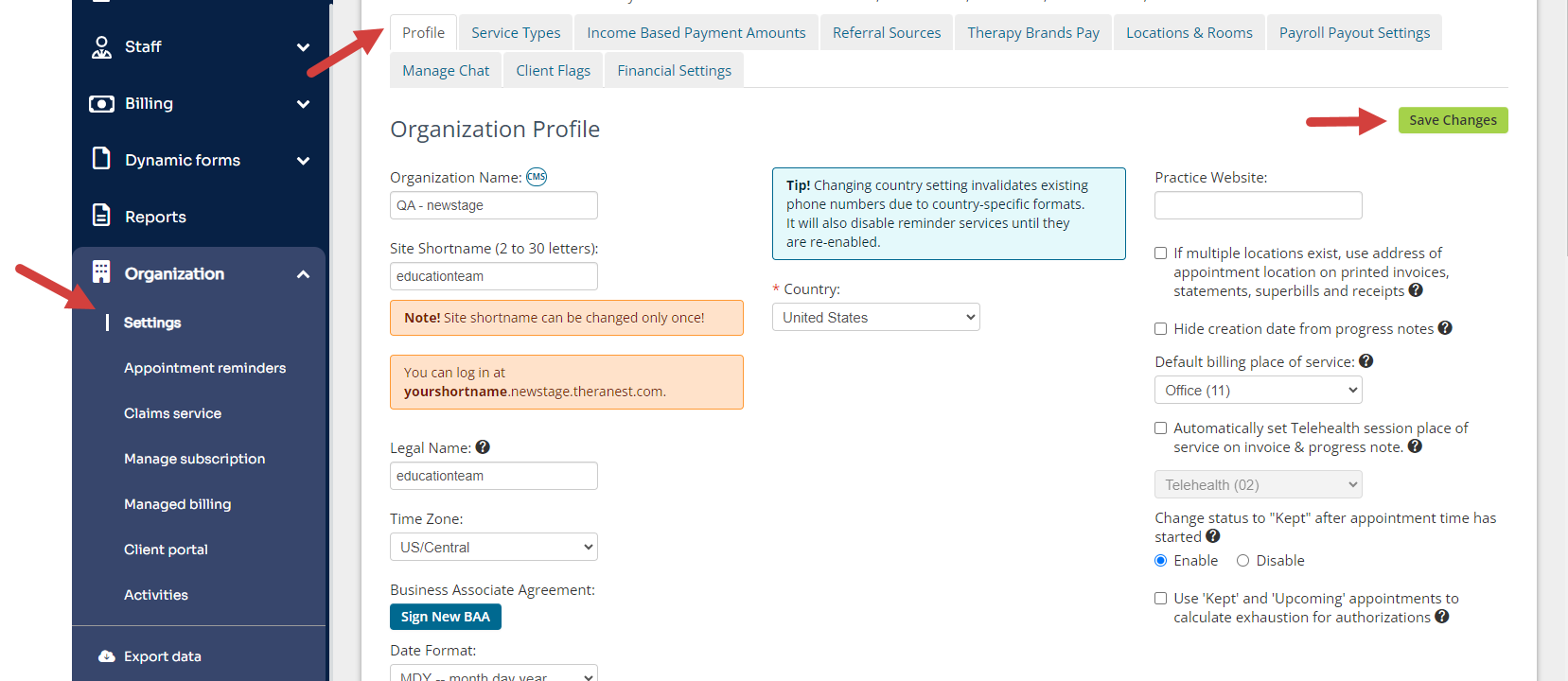 Set Up Your Organization's WebABA Profile (WebABA Pro & Group)