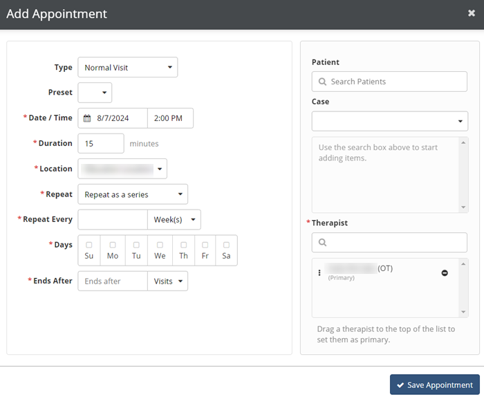 Add, Edit and Delete Appointments (Fusion)
