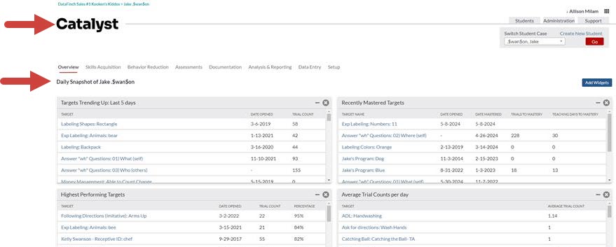 Sign into your Catalyst account through your WebABA Portal (WebABA Pro ...