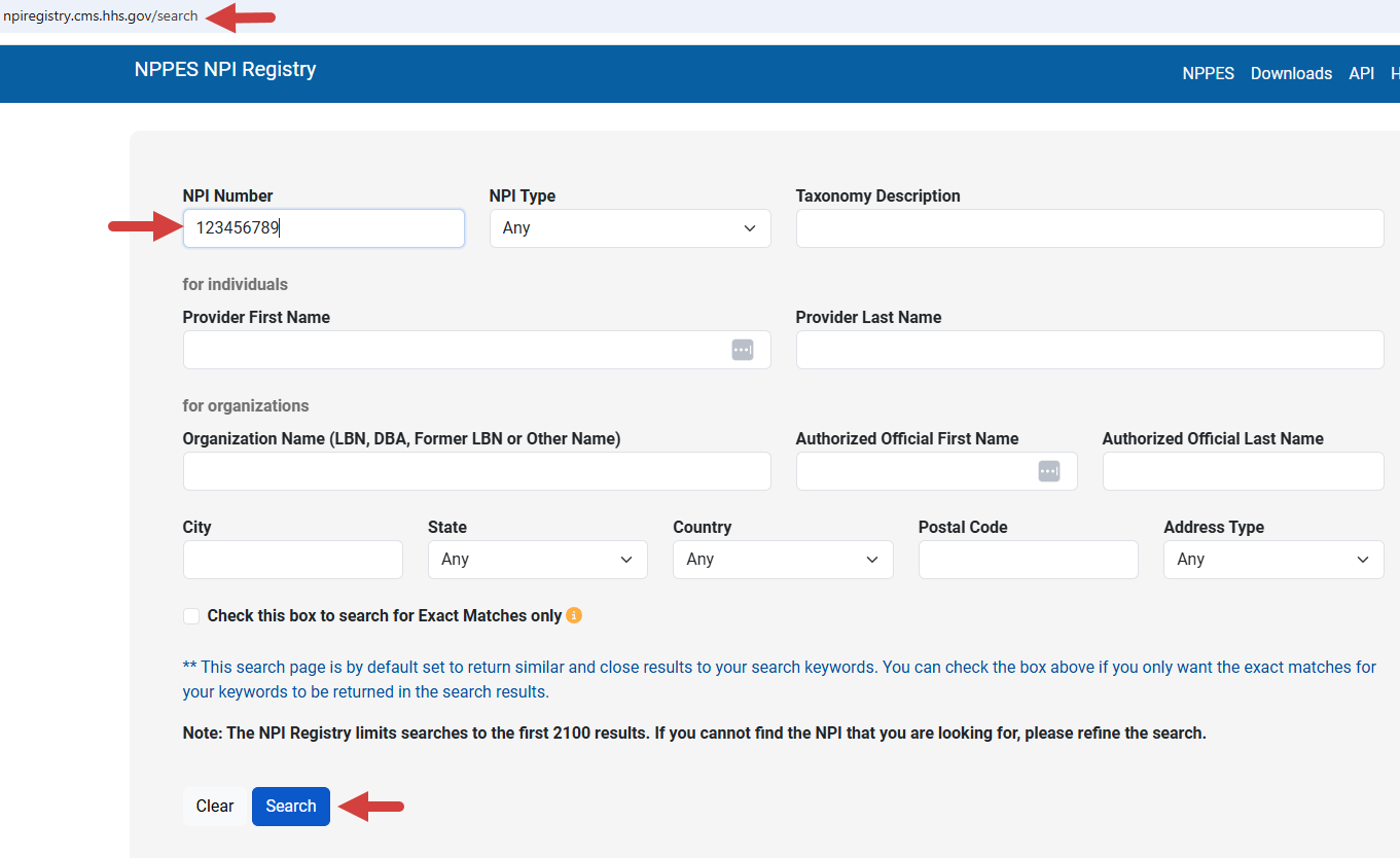 Taxonomy ID Number Setup (WebABA Pro & Group)