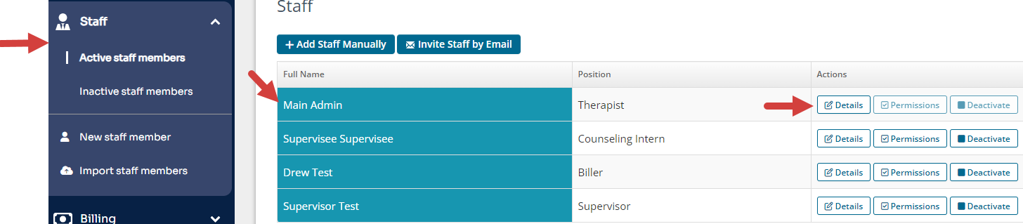 Assign AMA CPT® License to Staff (TheraNest)