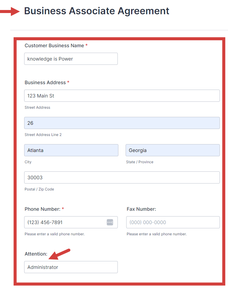 Sign New BAA (WebABA Pro & Group)